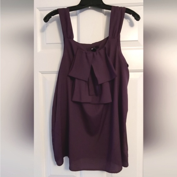 Mossimo Supply Co. | Tops | Purple Camisole With Ruffle | Poshmark